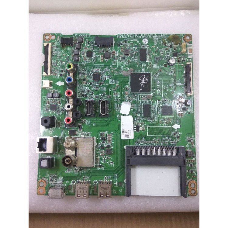 LG BOARD PART NO LB75E EAX67304102 MODEL NO LG43LJ594V